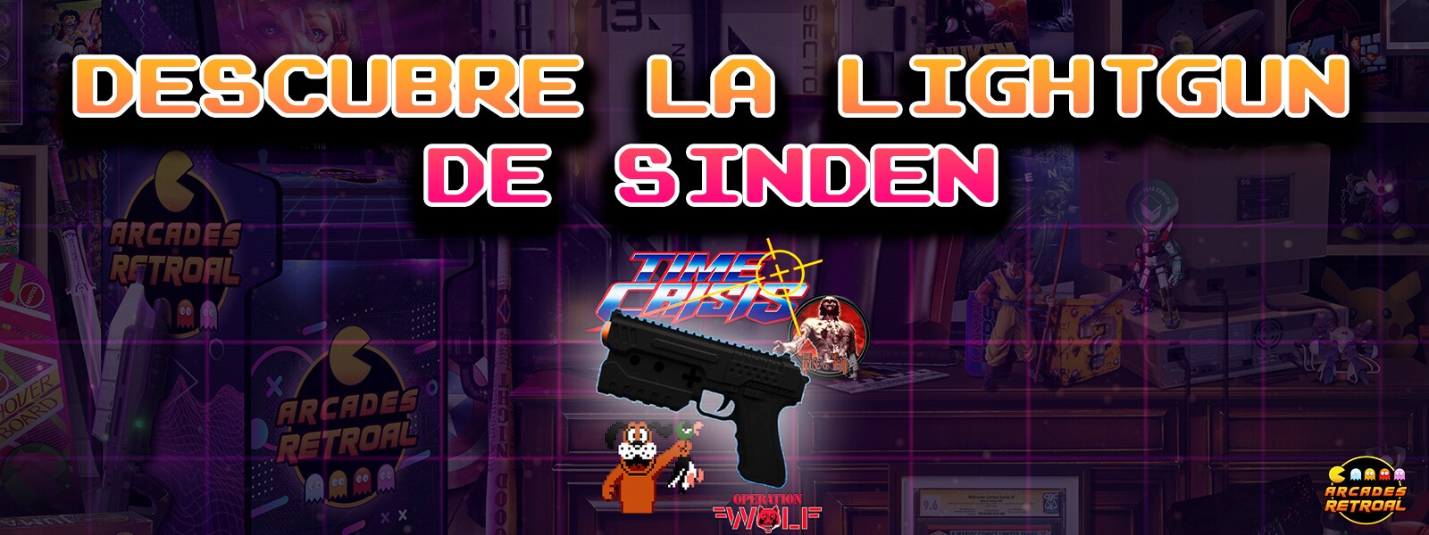 Descubre la Lightgun de Sinden | Arcades Retroal